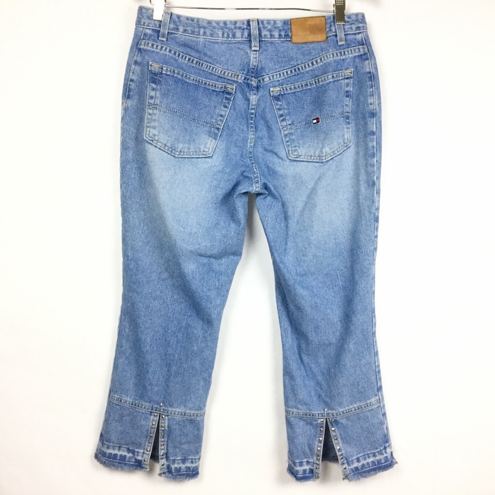 Tommy Hilfiger Vintage Embellished Capri Jeans - Gem